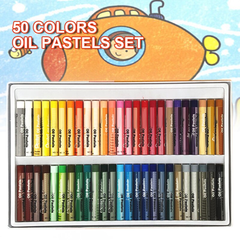 50 Colors Oil Pastel Set Graffiti Pastel Colorul D... – Vicedeal