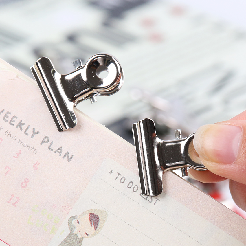 12PCS/set Mini Bulldog Clips Letter Clips Stainles... – Grandado
