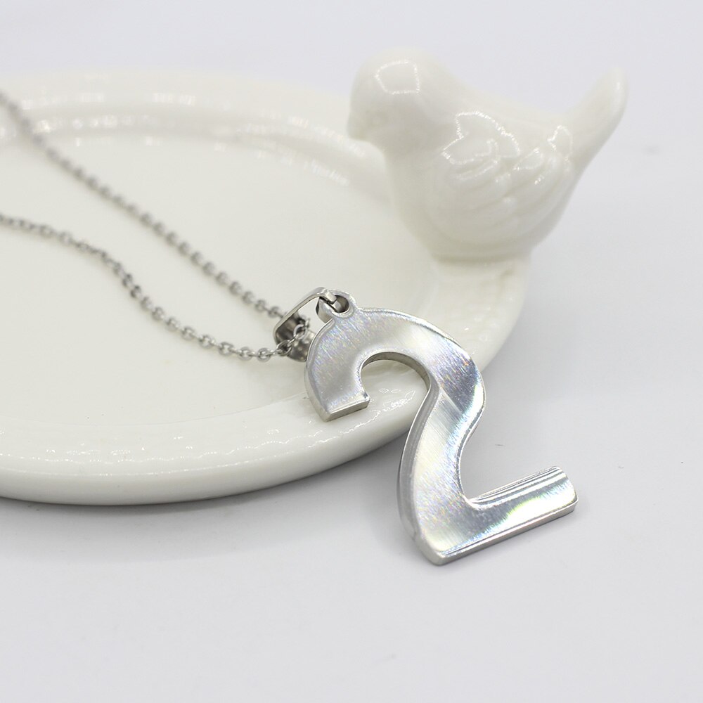 Man Number Necklaces Custom Jewelry 0 1 2 3 4 5 6 ... – Vicedeal