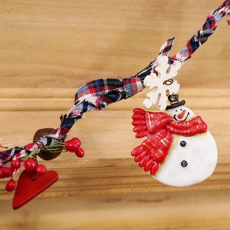 Christmas Tree Painted Resin Decoration Long Strin... – Grandado