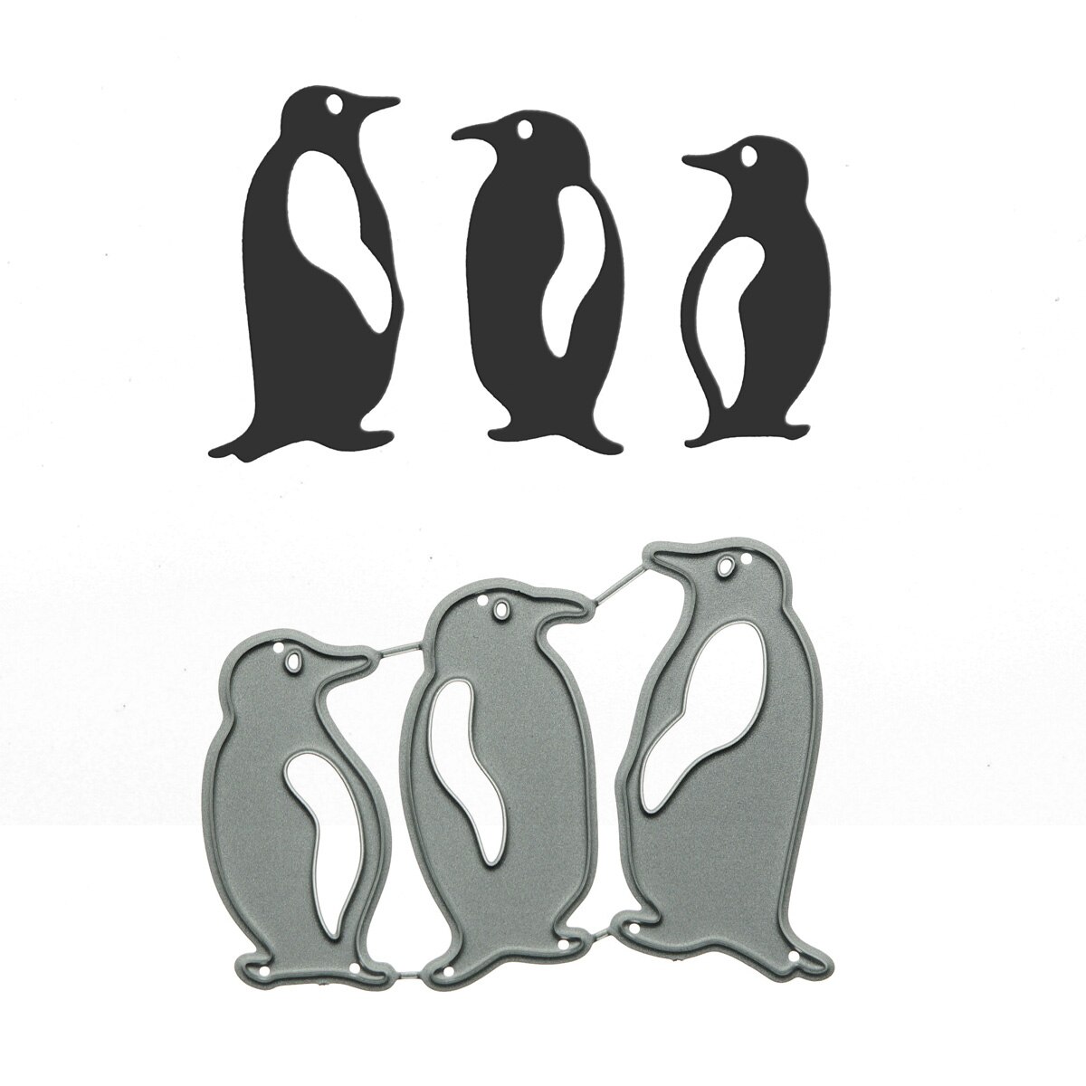 Cute Penguin Shape Metal Cutting Dies Scrapbooking... – Vicedeal