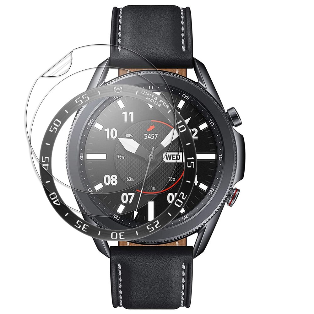 Zachte Film + Bezel Ring Voor Samsung Galaxy Horlo... – Grandado