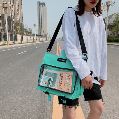female bag college style single shoulder diagonal ... – Vicedeal