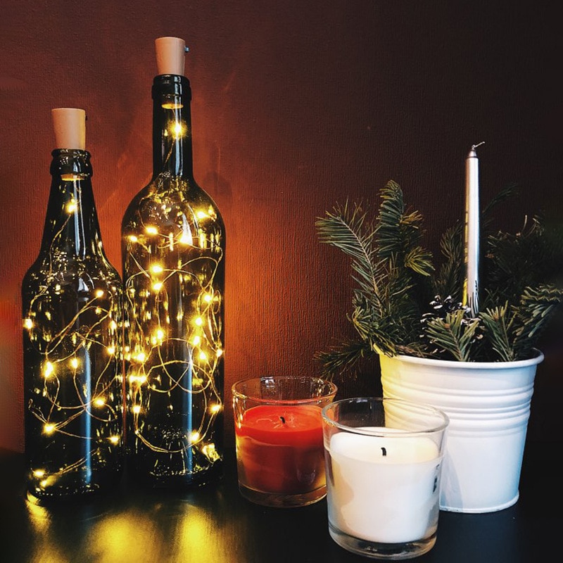 LED bottle plug lamp wine bottle lights christmas ... – Vicedeal