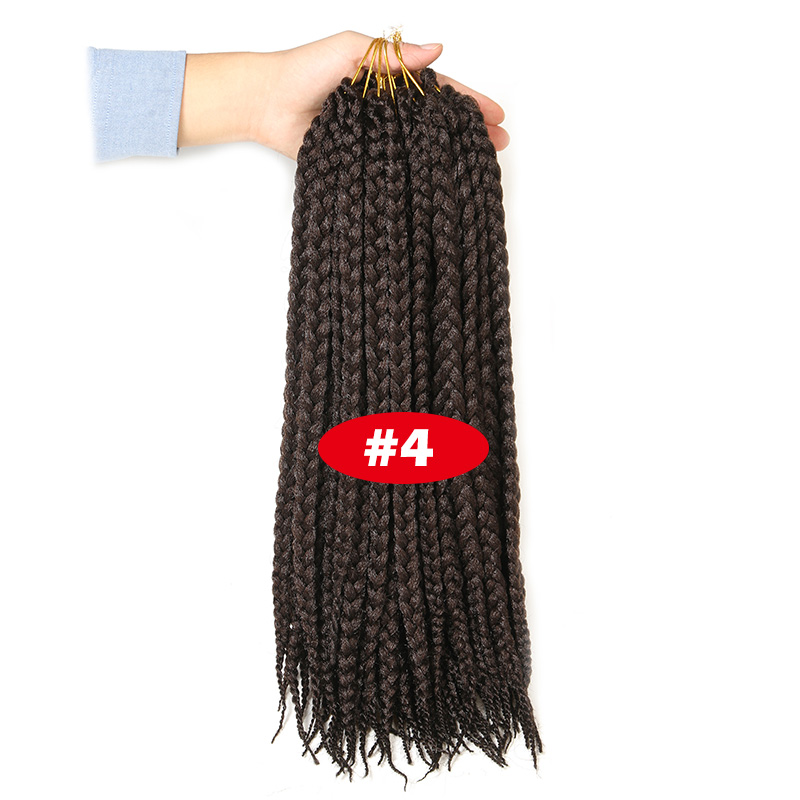 SAMBRAID Box Braids Crochet Braids Synthetic Braid... – Grandado