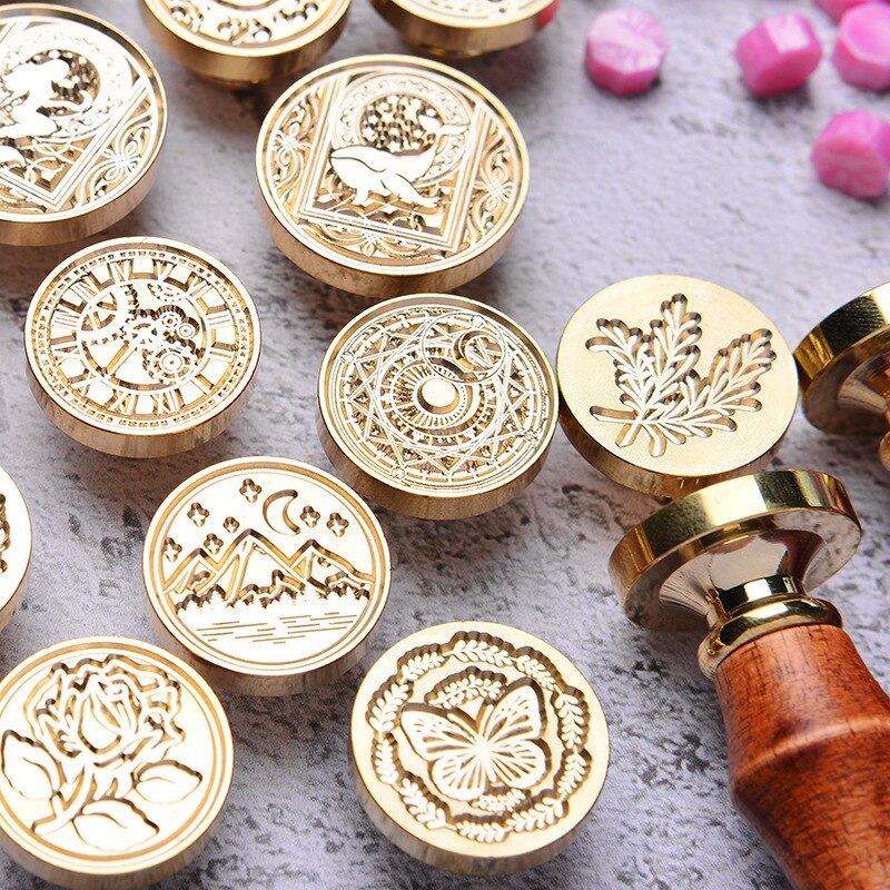 Wax Seal Stamp Retro Replace Head DIY Envelopes In... – Grandado