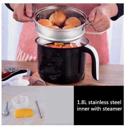 220V 1.2L/1.8L Multifunction Electric Cooking Pot ... – Grandado
