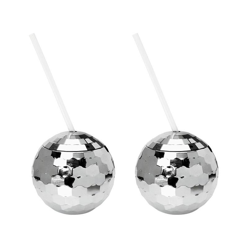 2pcs Decorative Glittering Ball-shaped Cup Home Ba... – Grandado
