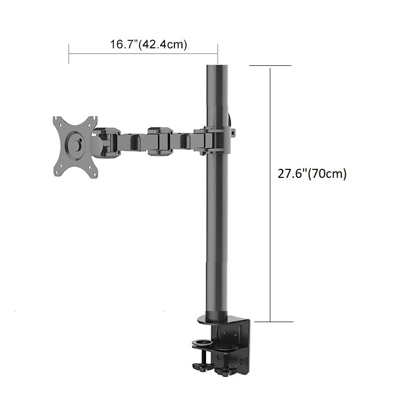 Desktop Single Monitor Arm Fully Adjustable Comput... – Grandado