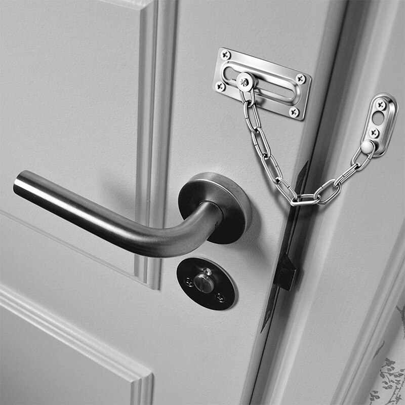4 Pieces Chain Door Guards with Lock Chain, Chain ... – Vicedeal