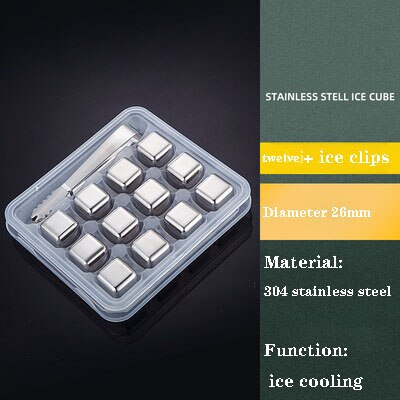 304 Stainless steel ice cubes metal quick-frozen t... – Grandado