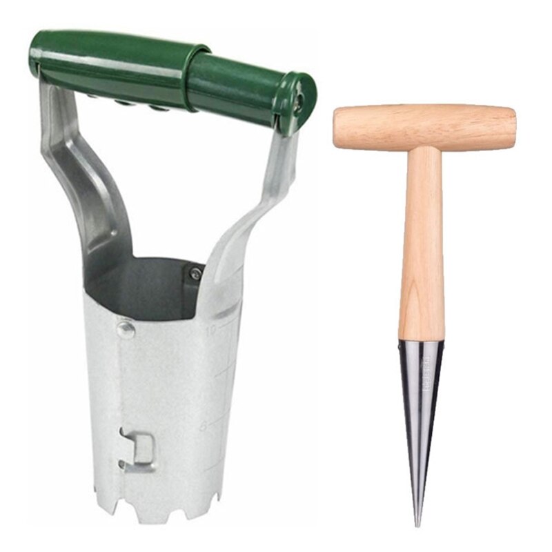 Seed Bulb Planting Garden Tool Set Metal Dibber Bu... – Vicedeal