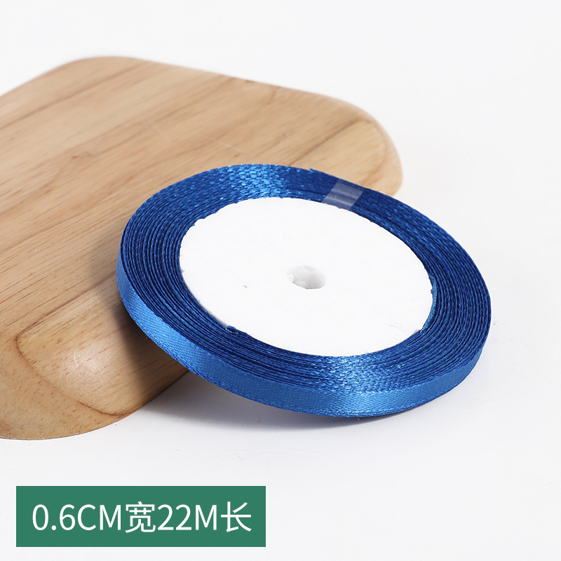 25Yards royal Blue Satin Ribbons 6-10-12-15-20-25-... – Grandado