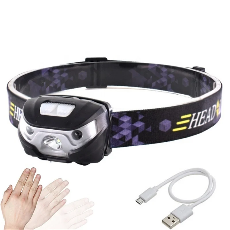 USB Mini LED Rechargeable Headlamp Body Motion Sen... – Grandado