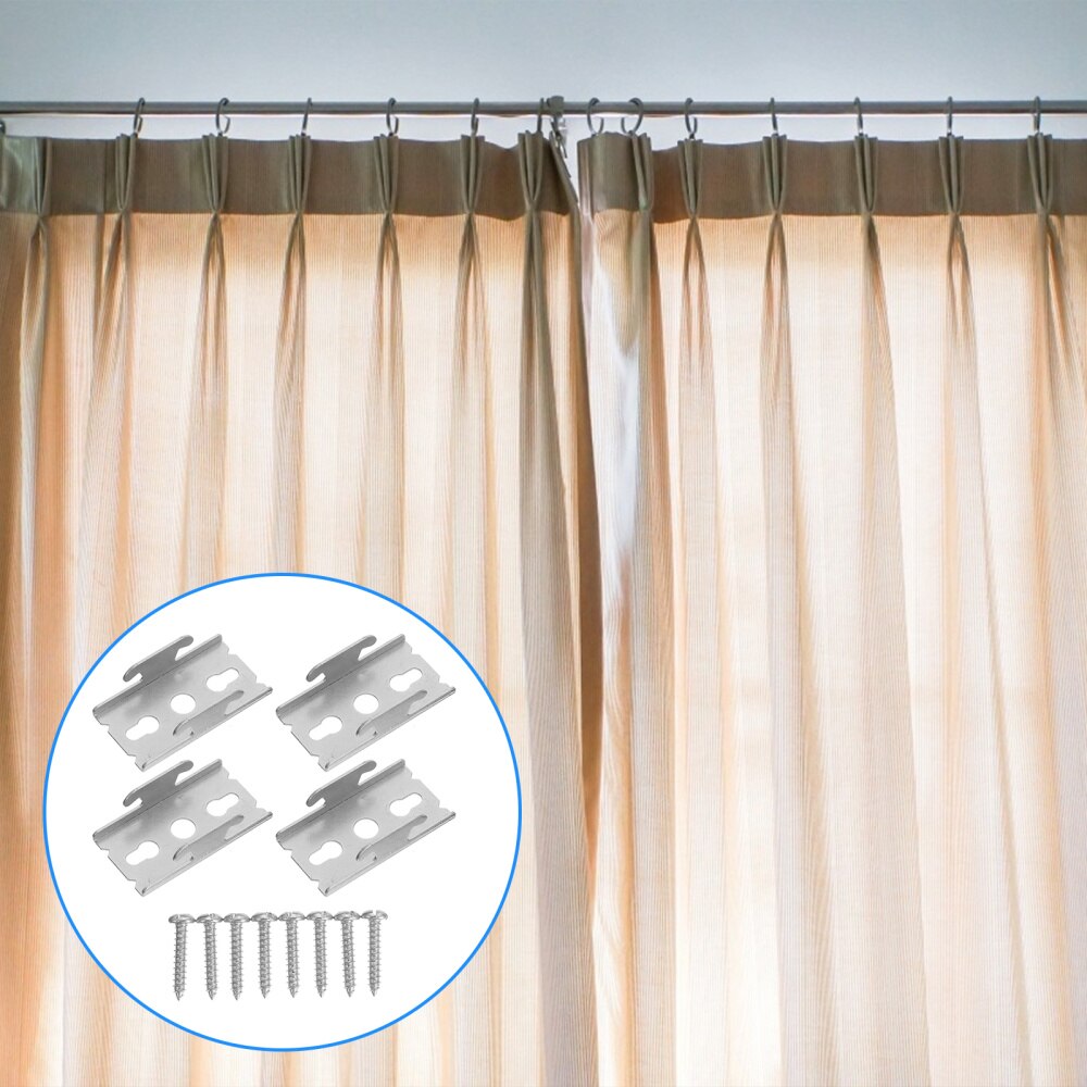 2 sets Curtain Rod Brackets Curtain Rod Mount Brac... – Grandado