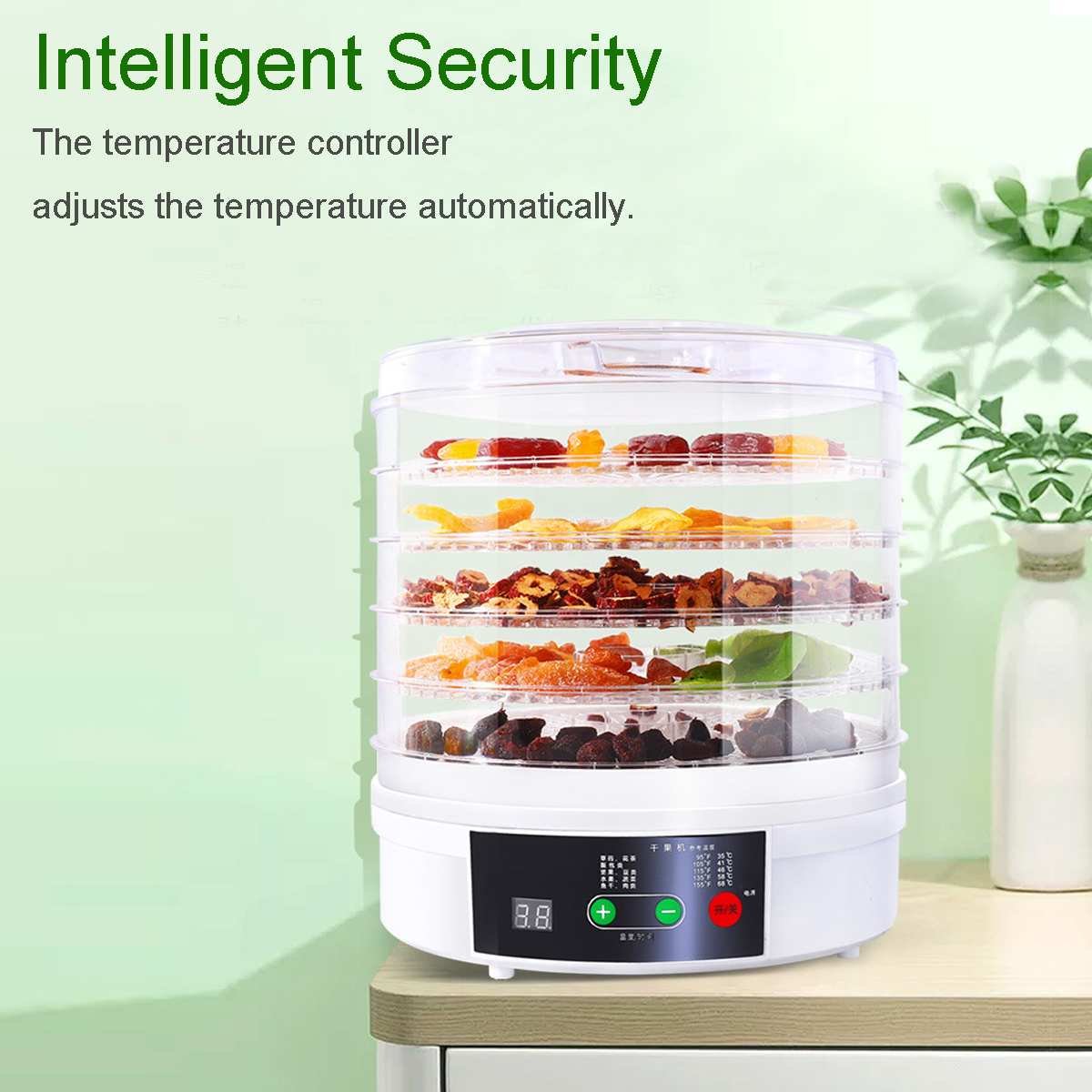 Electric Food Dehydrator for Fruits and Vegetables... – Grandado