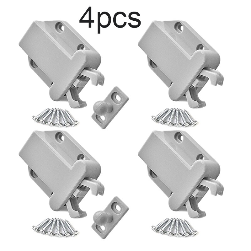 4pcs Wardrobe Push To Open Catch Door Latch Touch ... – Vicedeal