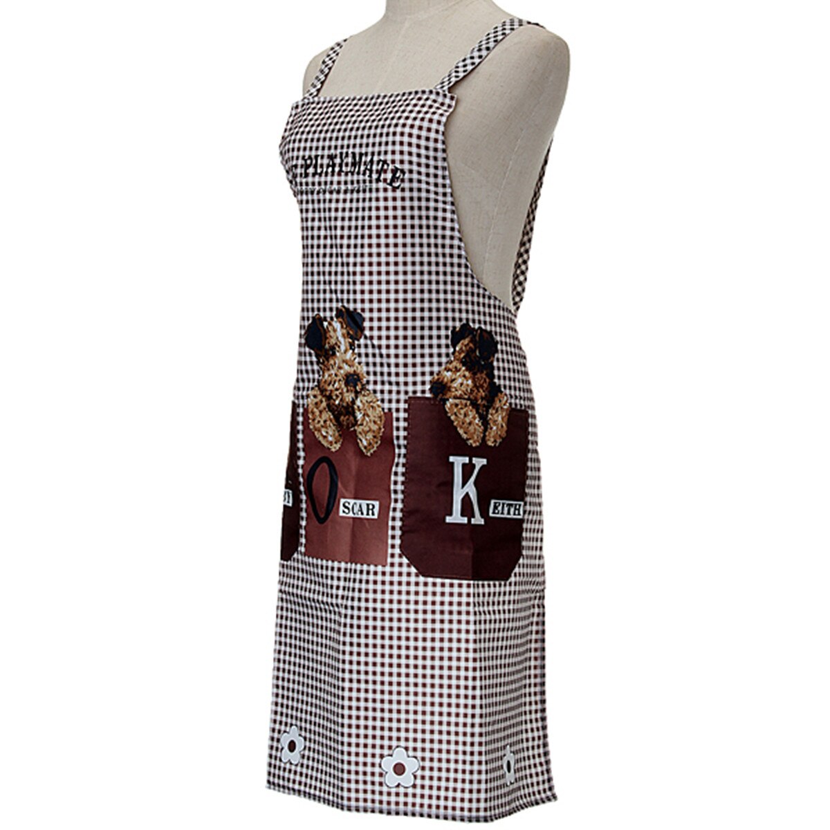 Leuke Hond Print Schort Waterdicht Mouwloze Pocket... – Grandado