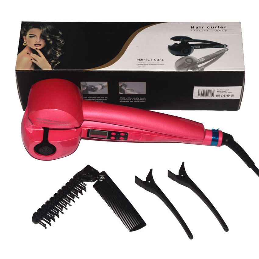 Automatic Hair Curler Magic Curling Iron LCD Scree... – Vicedeal