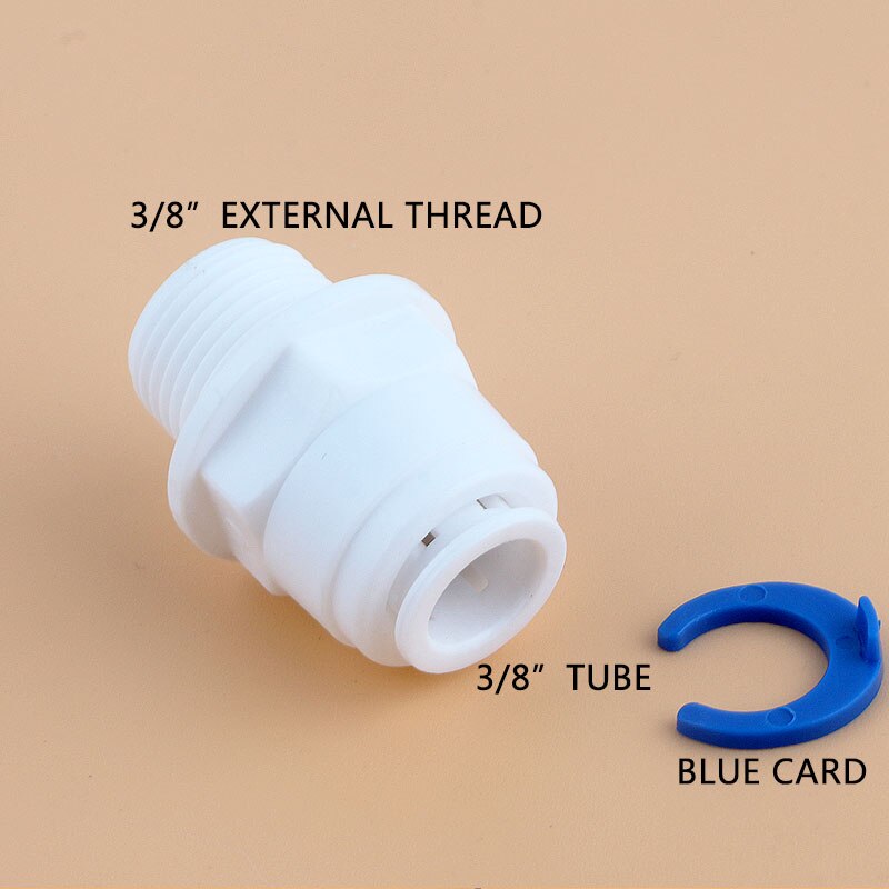 3/8 "Buitendraad Naar 3/8" Buis Directe Verbinding... – Vicedeal