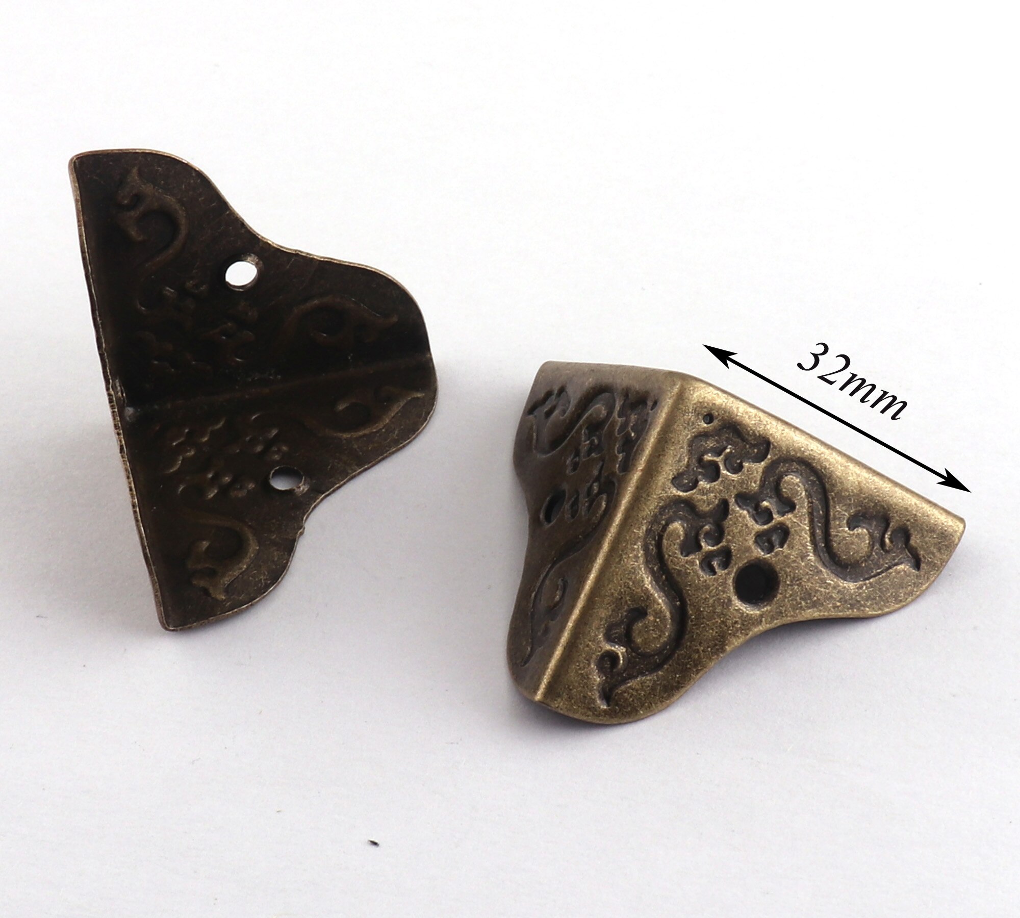 32mm Corner protectors Antique bronze Metal Corner... – Vicedeal