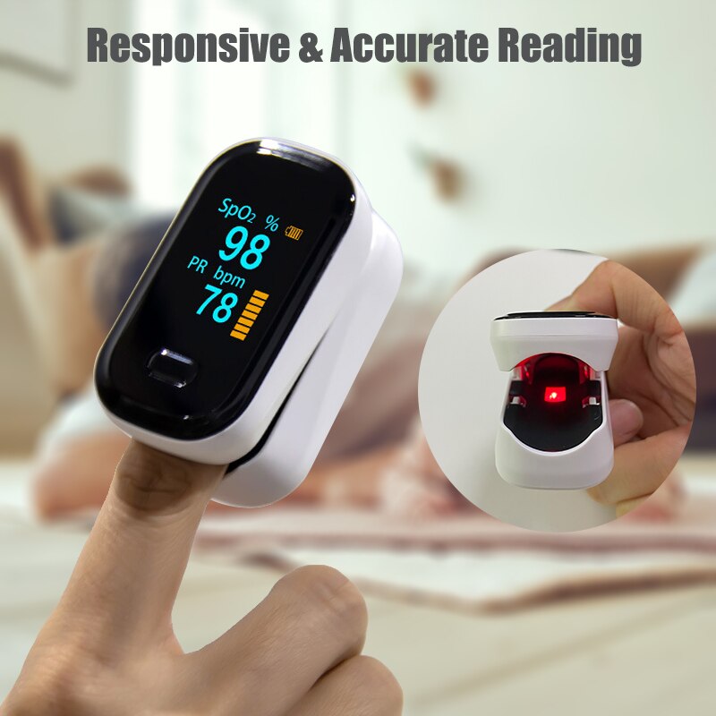 Oled Pulsoximeter Draagbare Vinger Pulso Saturatie... – Vicedeal
