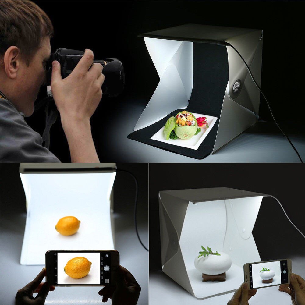 Portable Light Room Photo Studio 9" Photography Ba... – Vicedeal