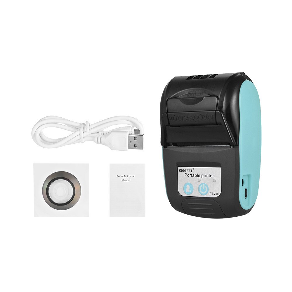 GOOJPRT PT-210 Portable BT Wireless Thermal Printe... – Grandado