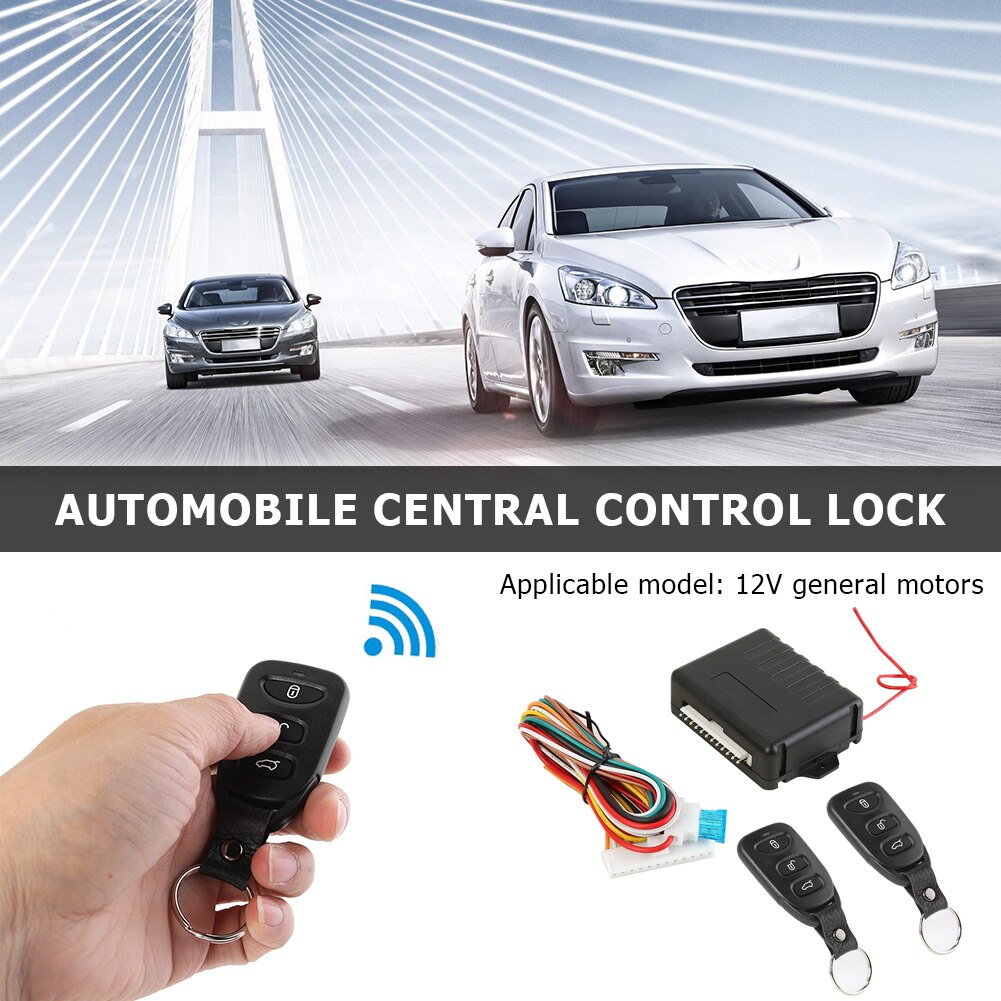 Car Remote Central Door Lock Kit Keyless Entry Ala... – Grandado
