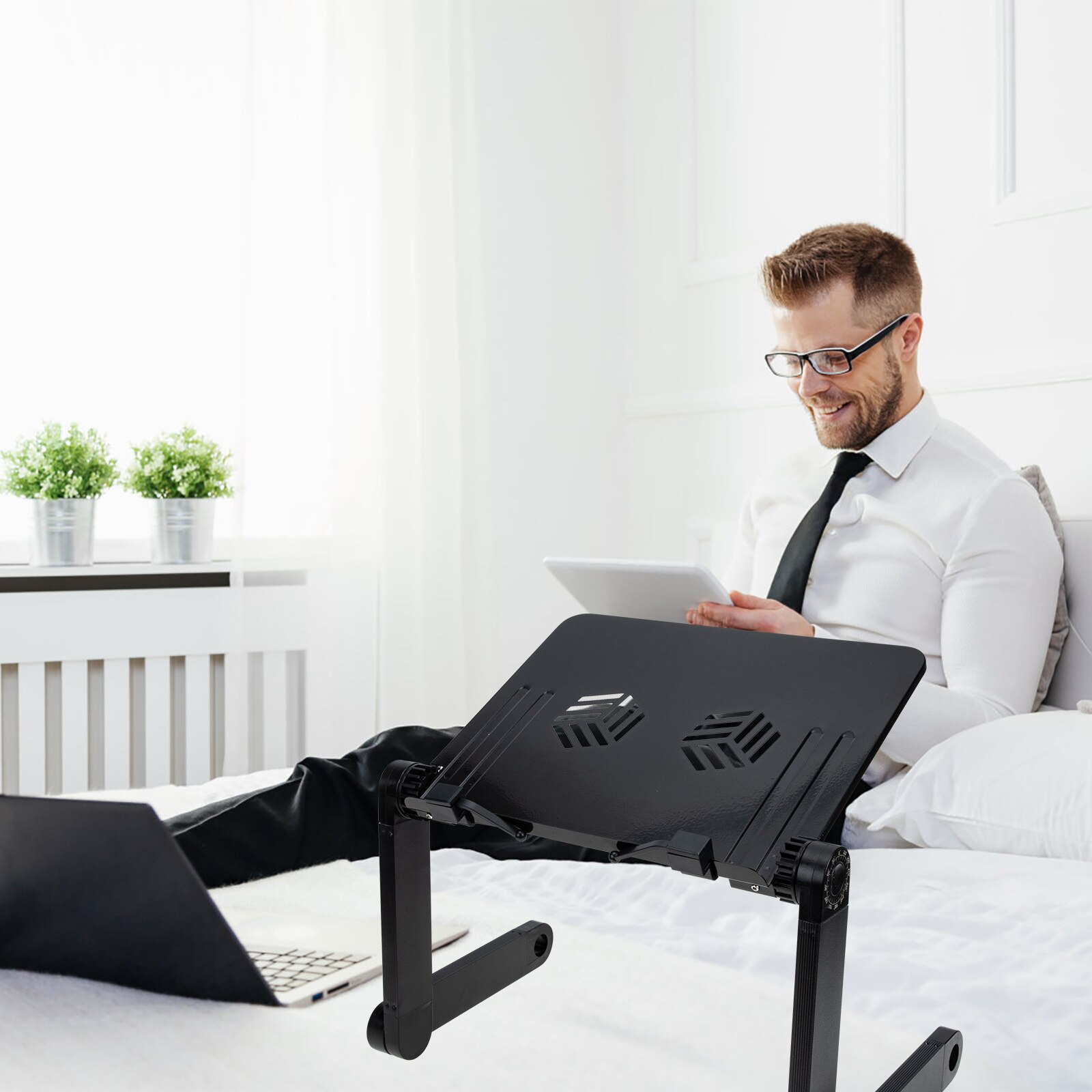 Adjustable Bed Laptop Table Portable Writing Desk ... – Grandado