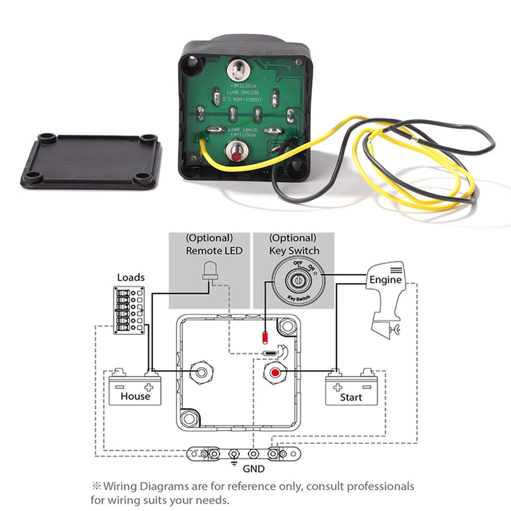 12V 140 Amp Smart Dual Battery Isolator VSR Voltag... – Vicedeal