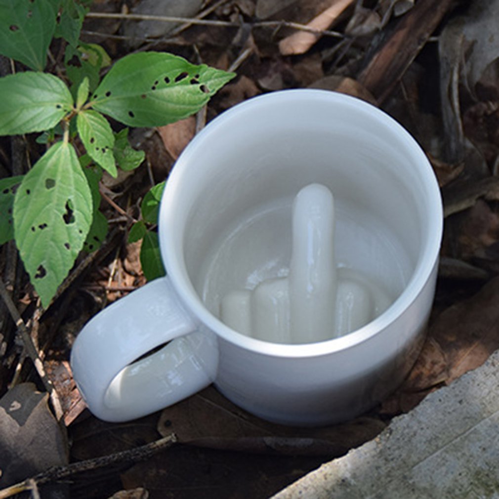 Uncivilized Middle Finger Cup Spoof Middle Finger ... – Grandado