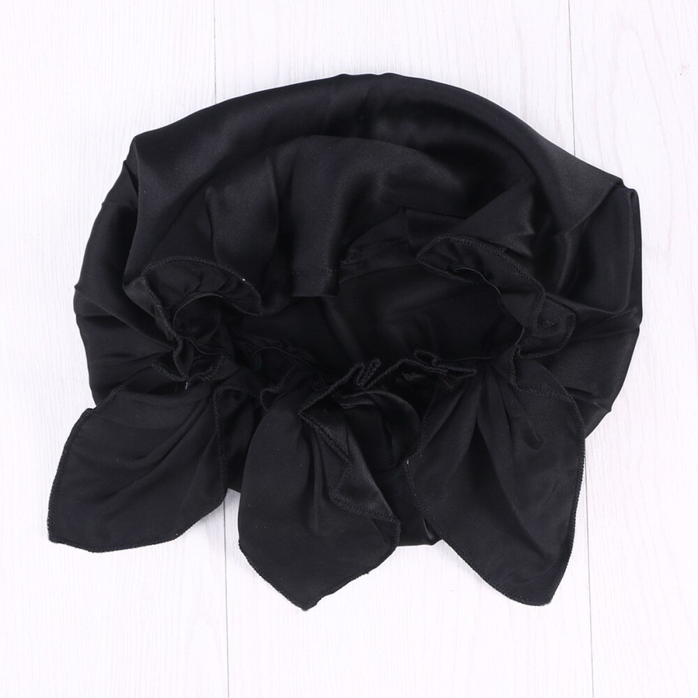 Mulberry Silk Night Sleeping Cap Long Hair Bonnet ... – Vicedeal