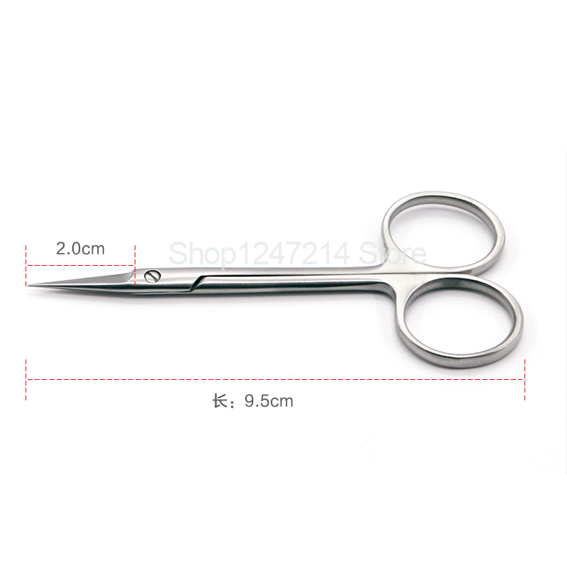 9.5CM bend head Ordinary Eye Scissors Beauty Sciss... – Vicedeal
