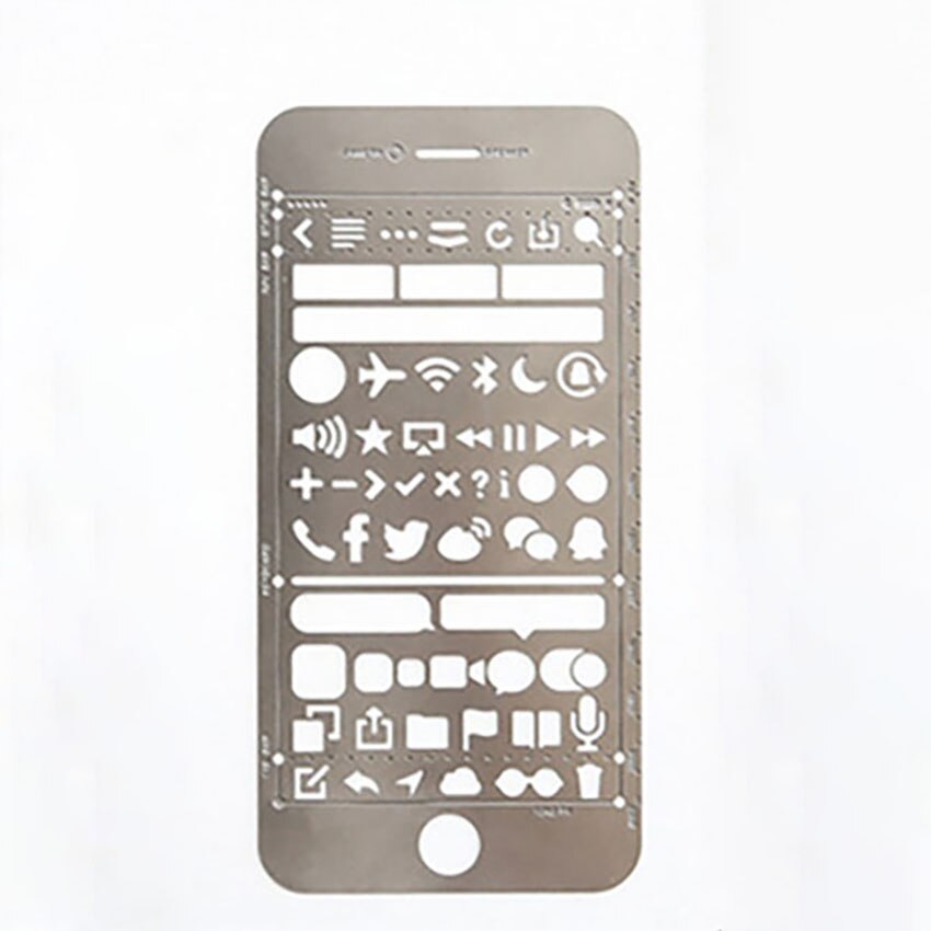 Multifunctional Stainless Steel Ruler DIY Geometri... – Grandado