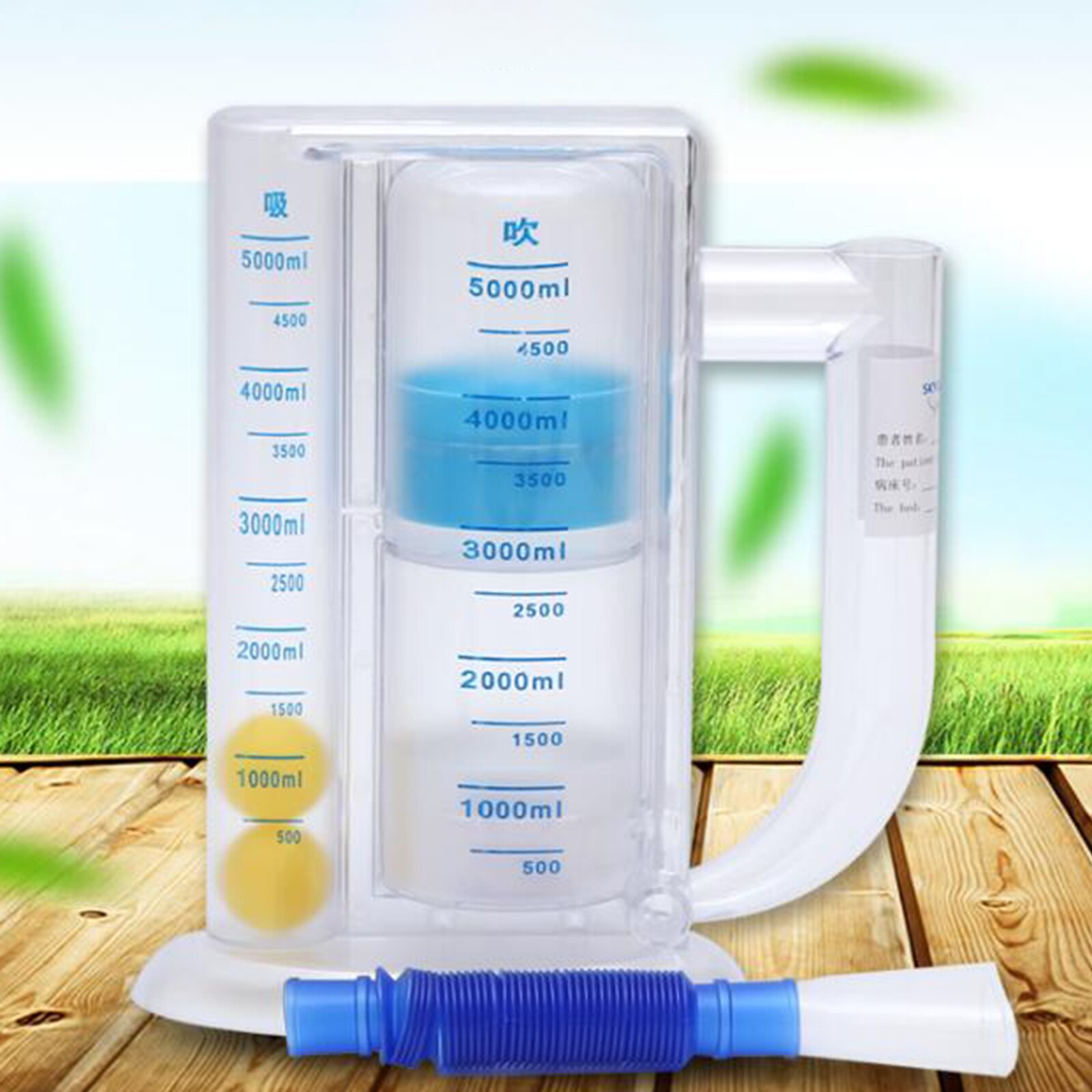 5000ml Lung Deep Breathing Trainer Exerciser, Brea... – Grandado