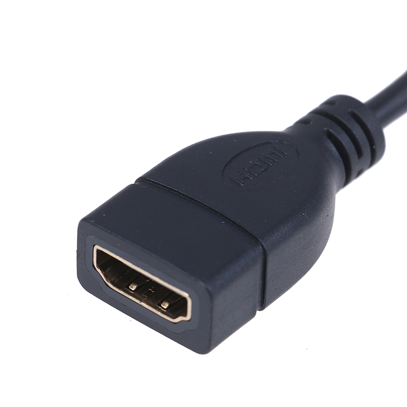 Micro Hdmi To Hdmi Male To Female Adapter Cable Co... – Grandado