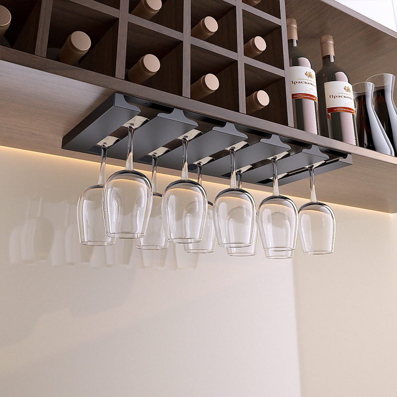 Stainless Steel Red Wine Glass Cup Rack Goblet Sto... – Grandado