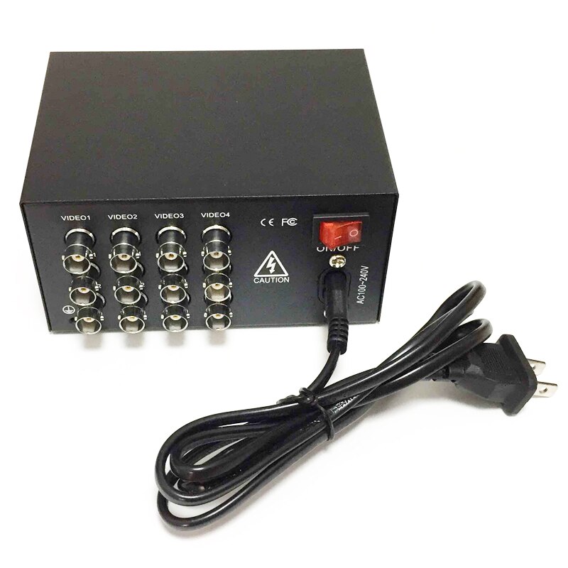 4 In 8 Out AHD TVI CVI BNC Connector Video Distrib... – Grandado