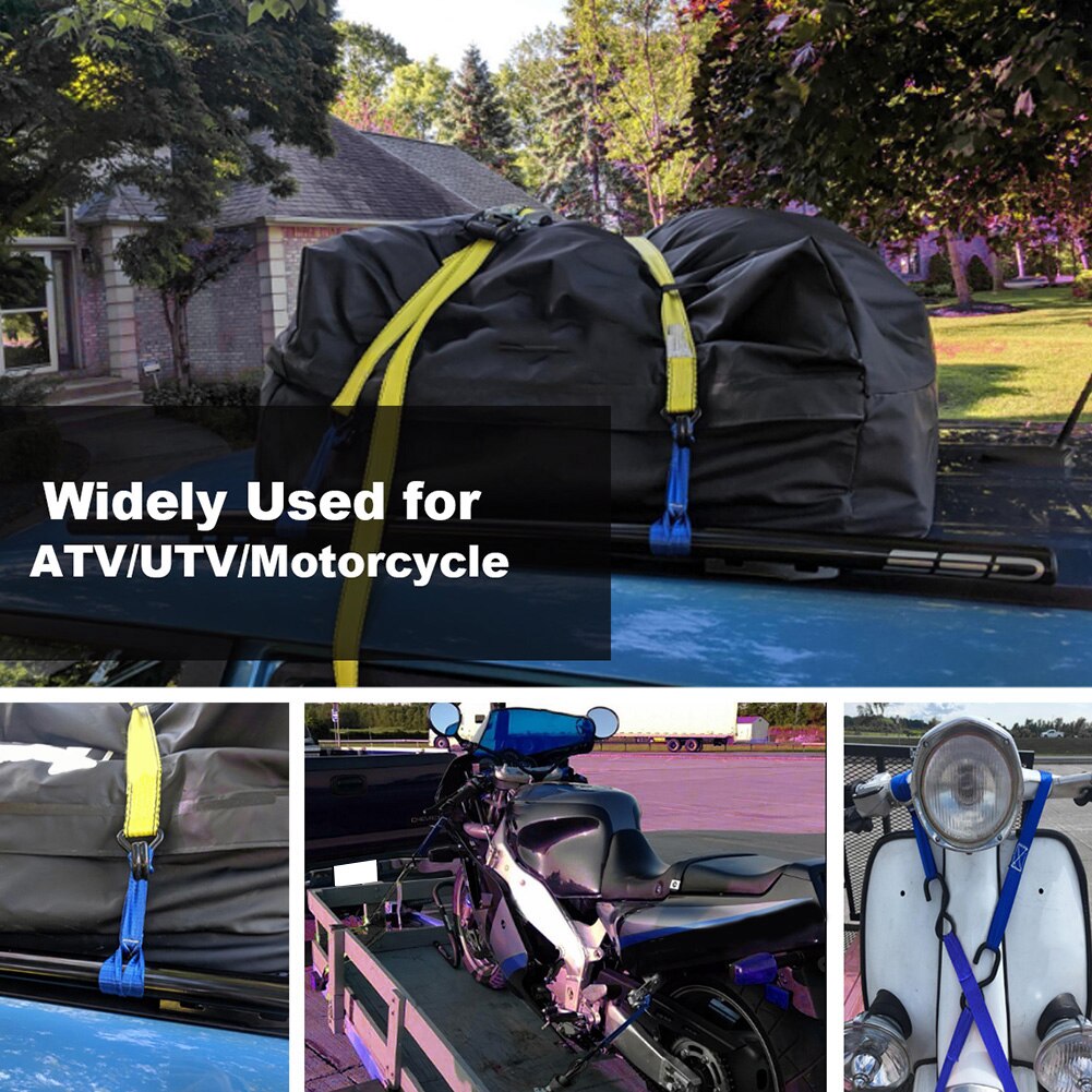 Soft Loop Motorcycle Tie-Down Straps 13x1 inch Out... – Grandado