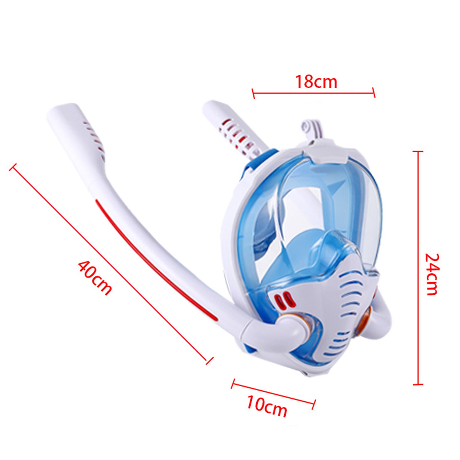 Diving Full Dry Snorkeling Anti-Fog Face Cover Dou... – Grandado