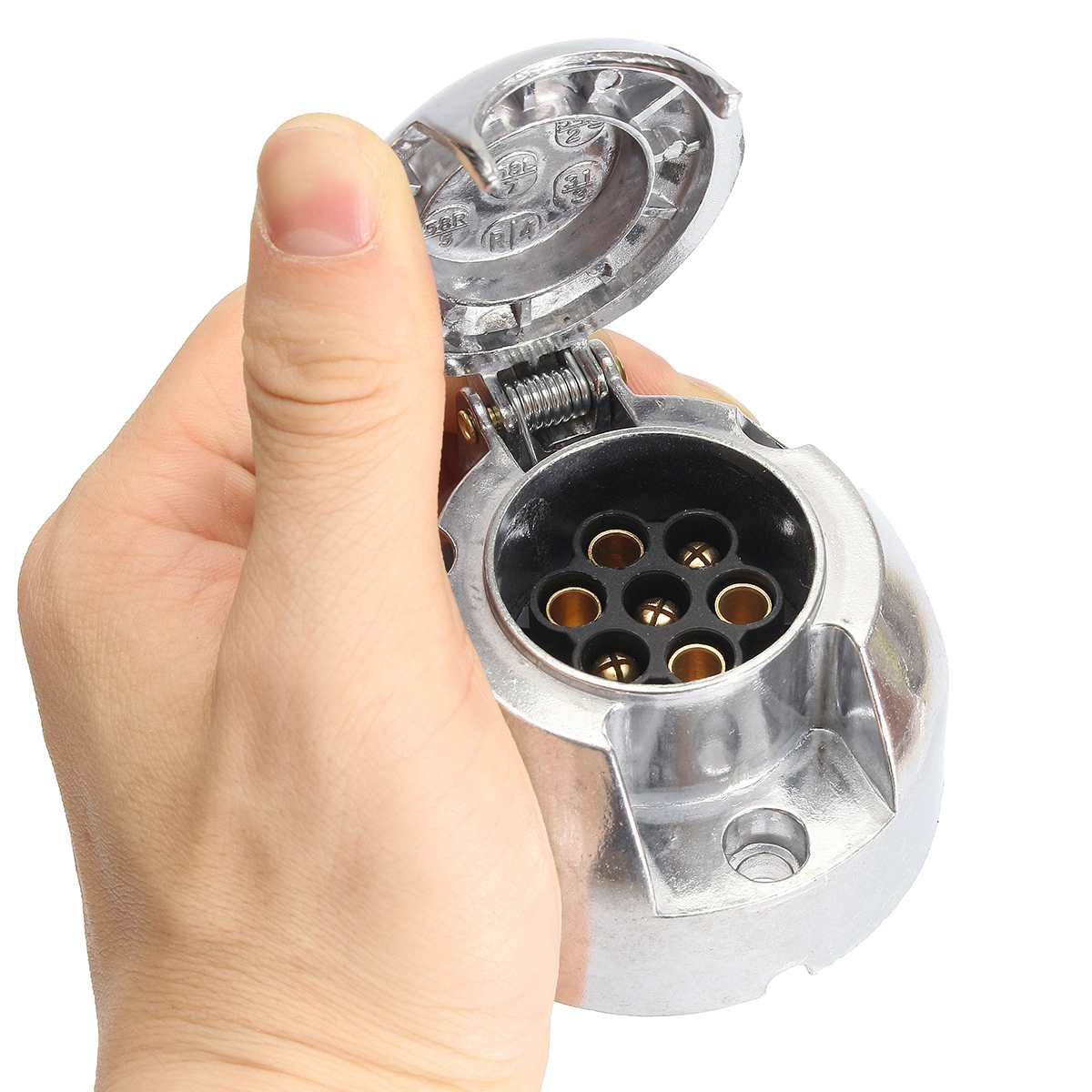 12N 7 pin Metal Towing Plug & Socket Connector Kit... – Vicedeal