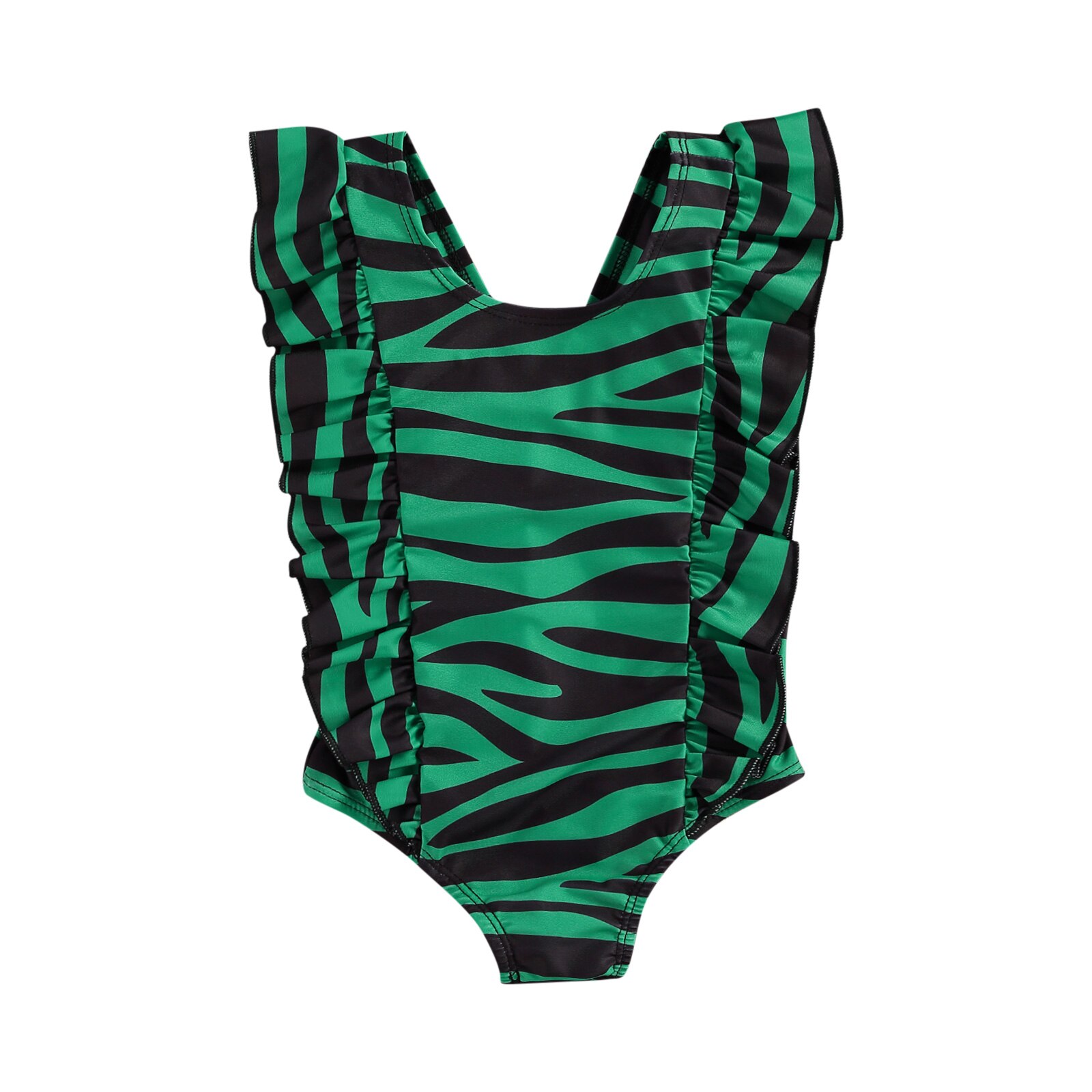 0-5Y Summer Infant Girl Swimsuit Zebra pattern/Sca... – Grandado