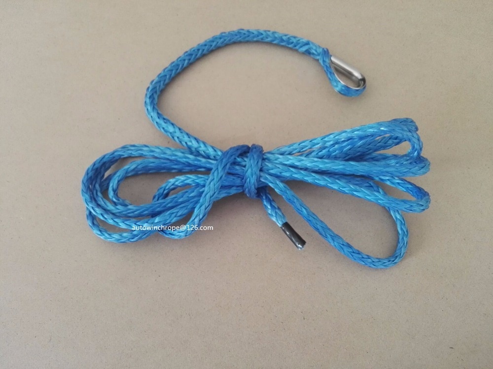 Blue 3/16"*10ft ATV Plow Lift Rope,Synthetic Winch... – Grandado
