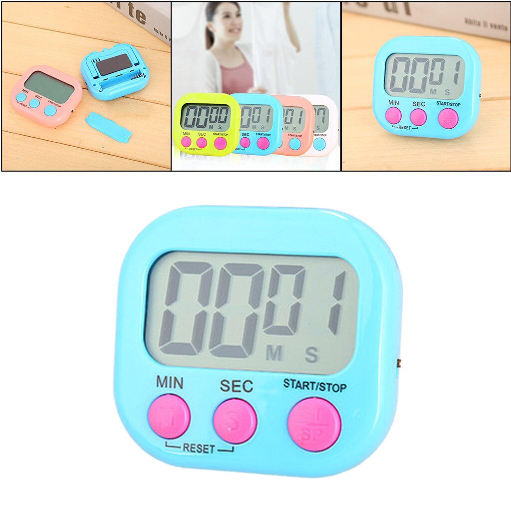Digital Kitchen Timer Count Up Clear Big Digits fo... – Grandado