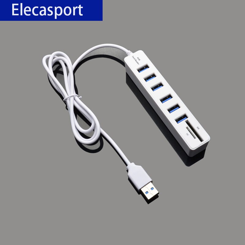 8 in 1 USB B hub，hub for Laptops PC computers – Vicedeal