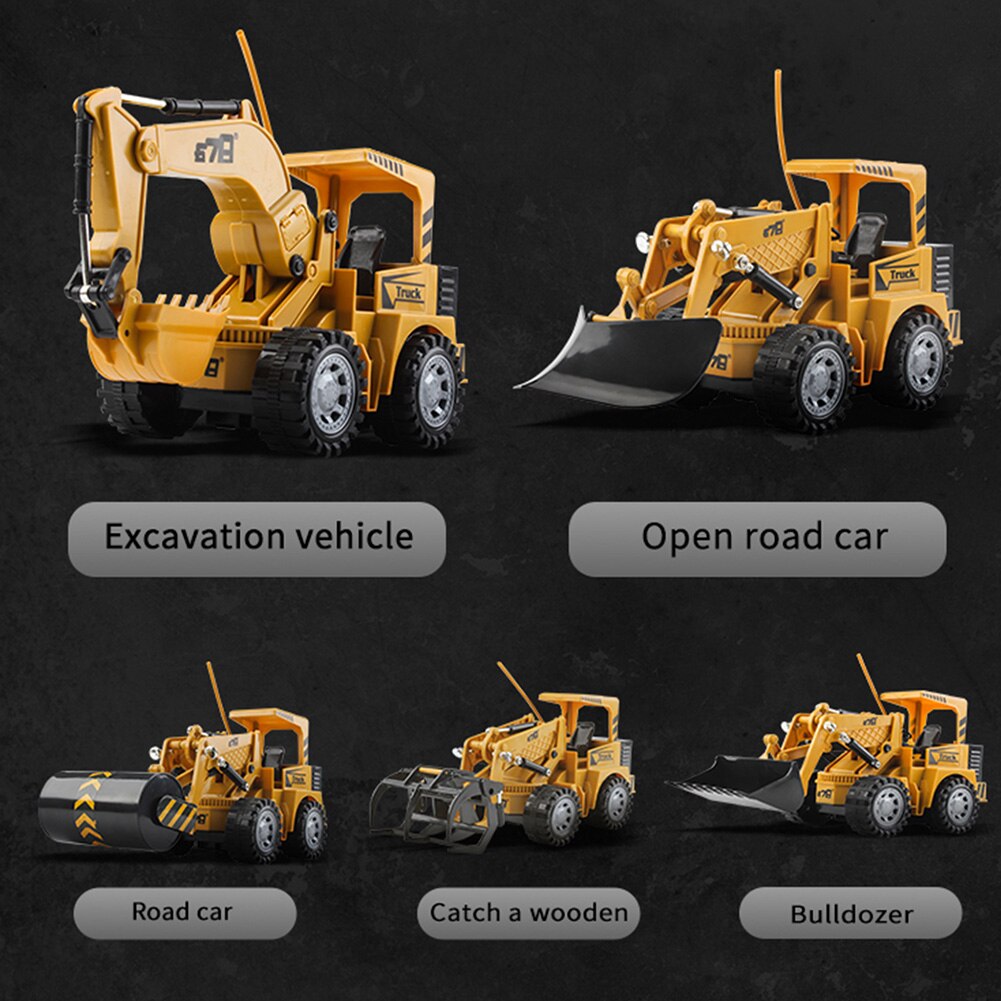 1/24 5CH Wireless Remote Control Engineering Car E... – Grandado