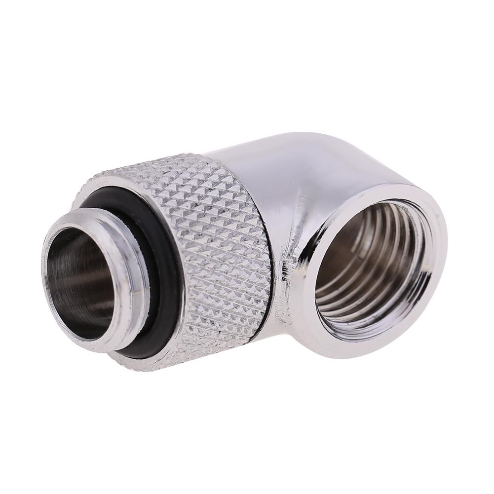 G1/4 Thread 90 Degree Fitting Adapter Brass Rotary... – Grandado