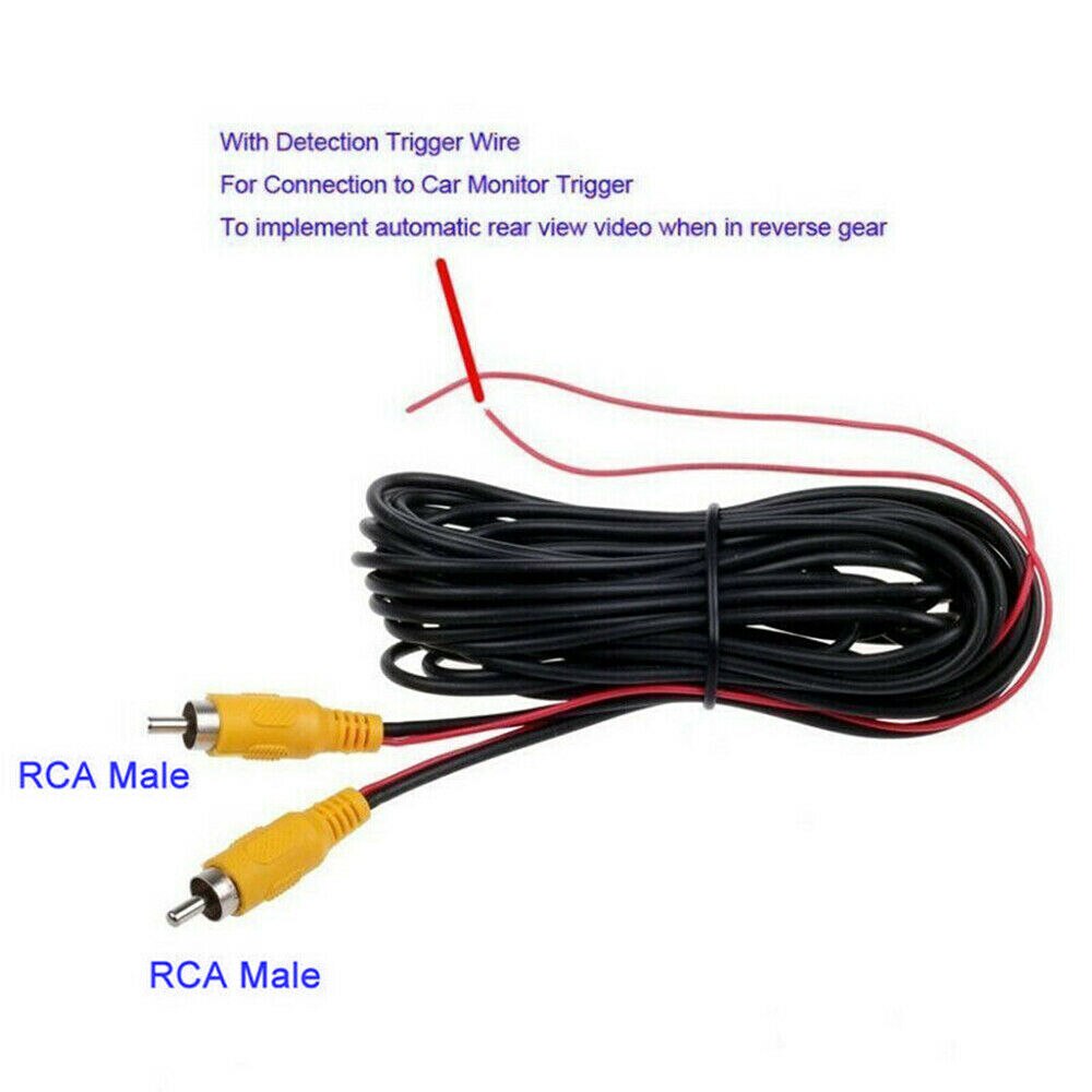 RCA Reverse Rear View Backup Car Auto Video Cable ... – Vicedeal