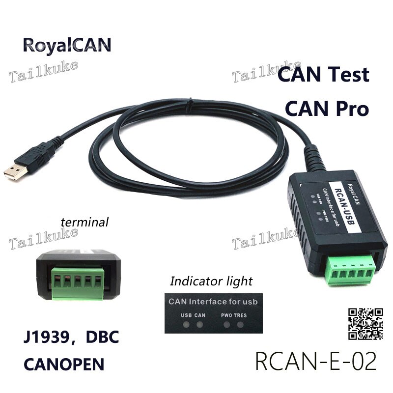 USBCAN Analyzer USB to CAN Compatible Zhou Ligong ... – Grandado